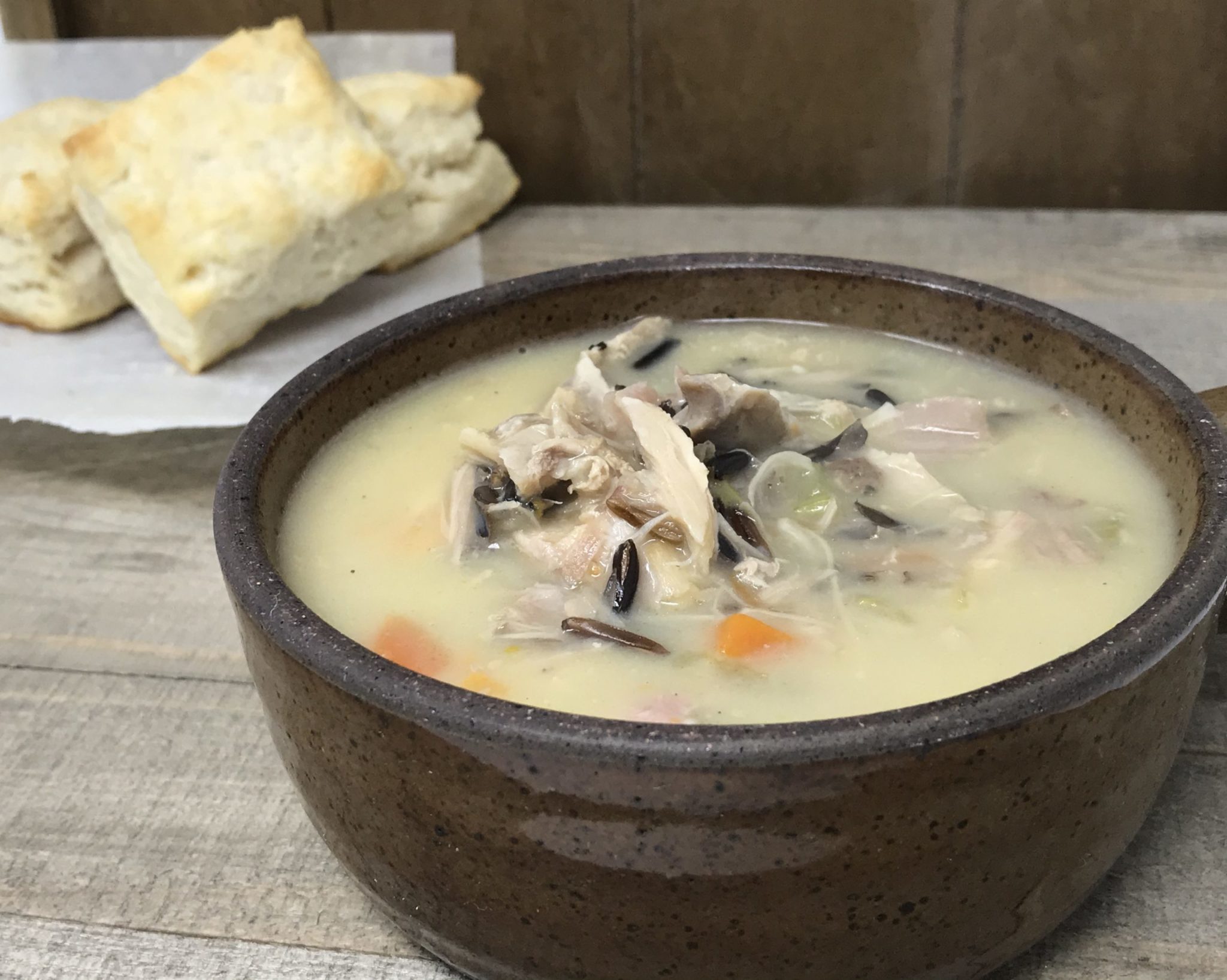Turkey and Wild Rice Soup - Easy To Chew